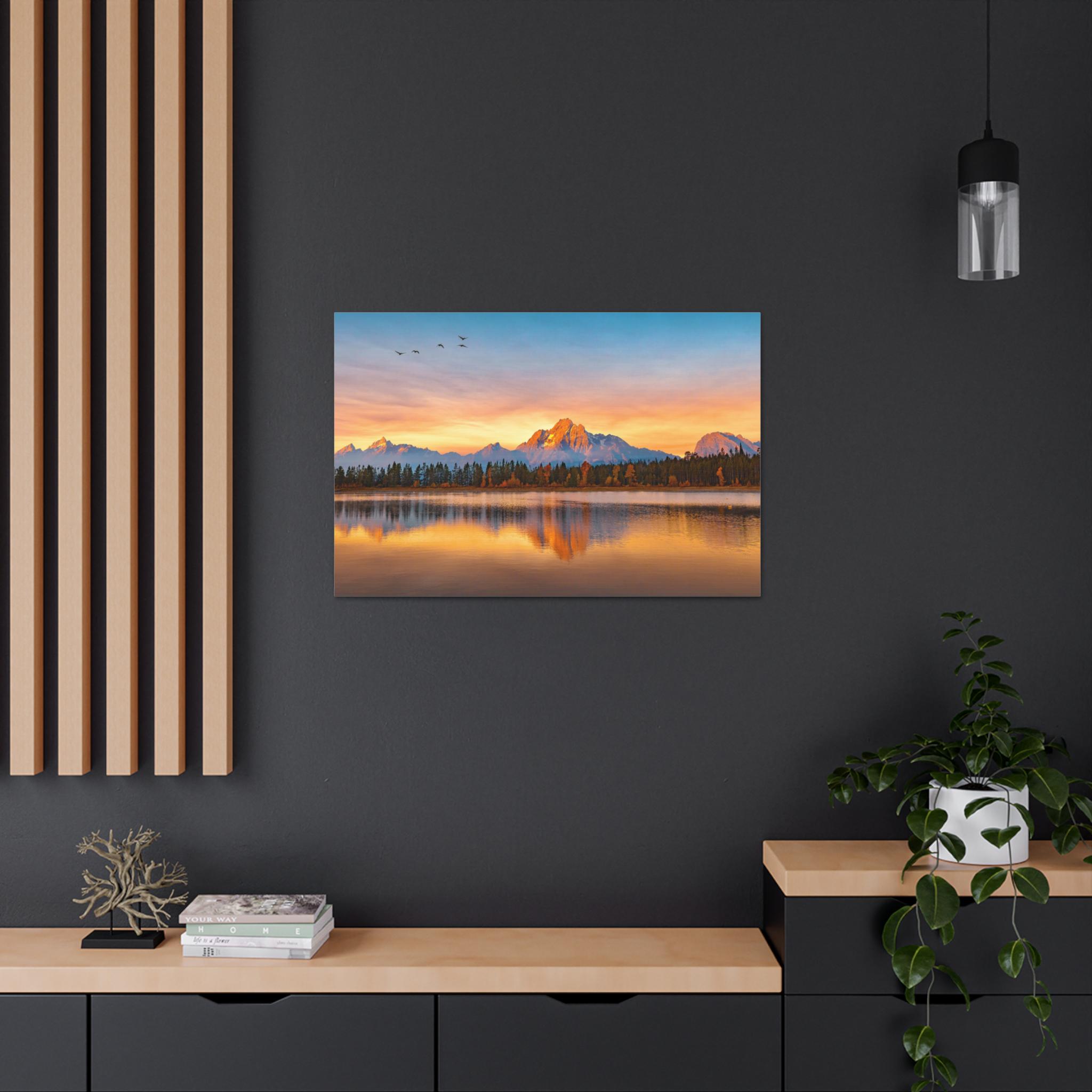 Grand Tetons Print | Mountains Print | Sunrise Print | Grand Teton ...