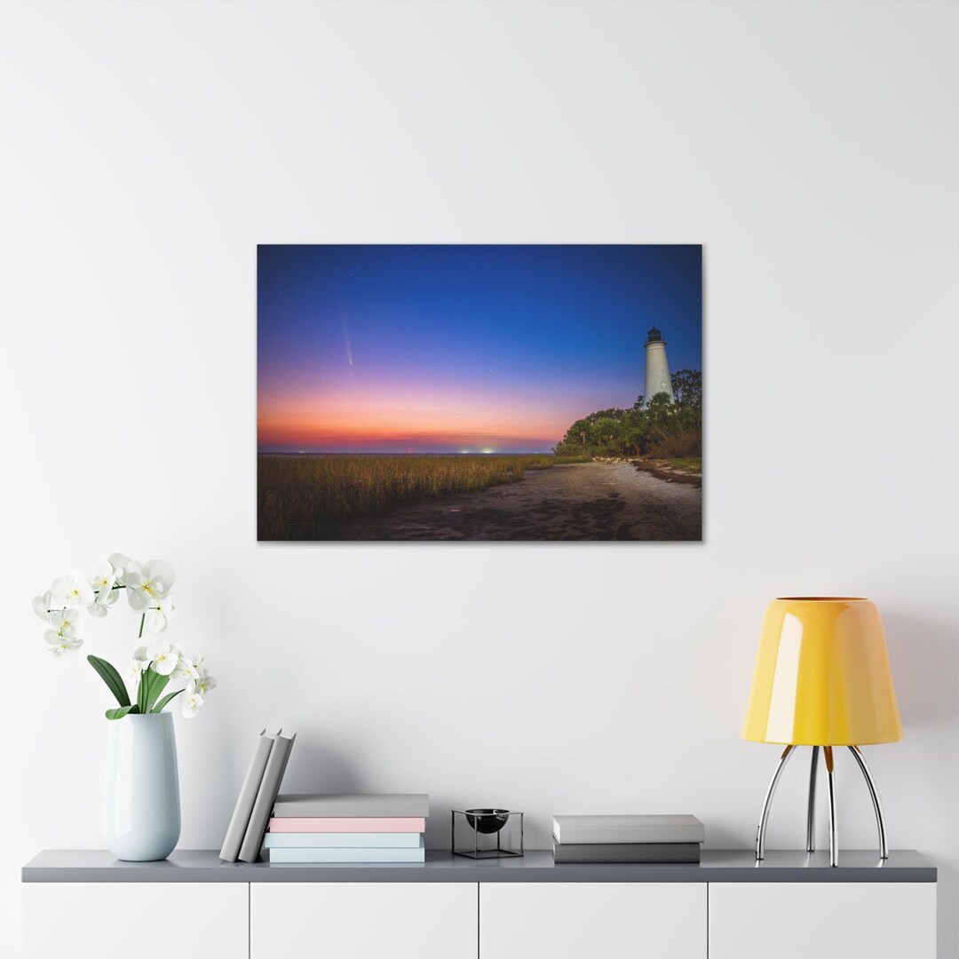 Comet Print | Lighthouse Print | Nature Print | Ocean Print ...