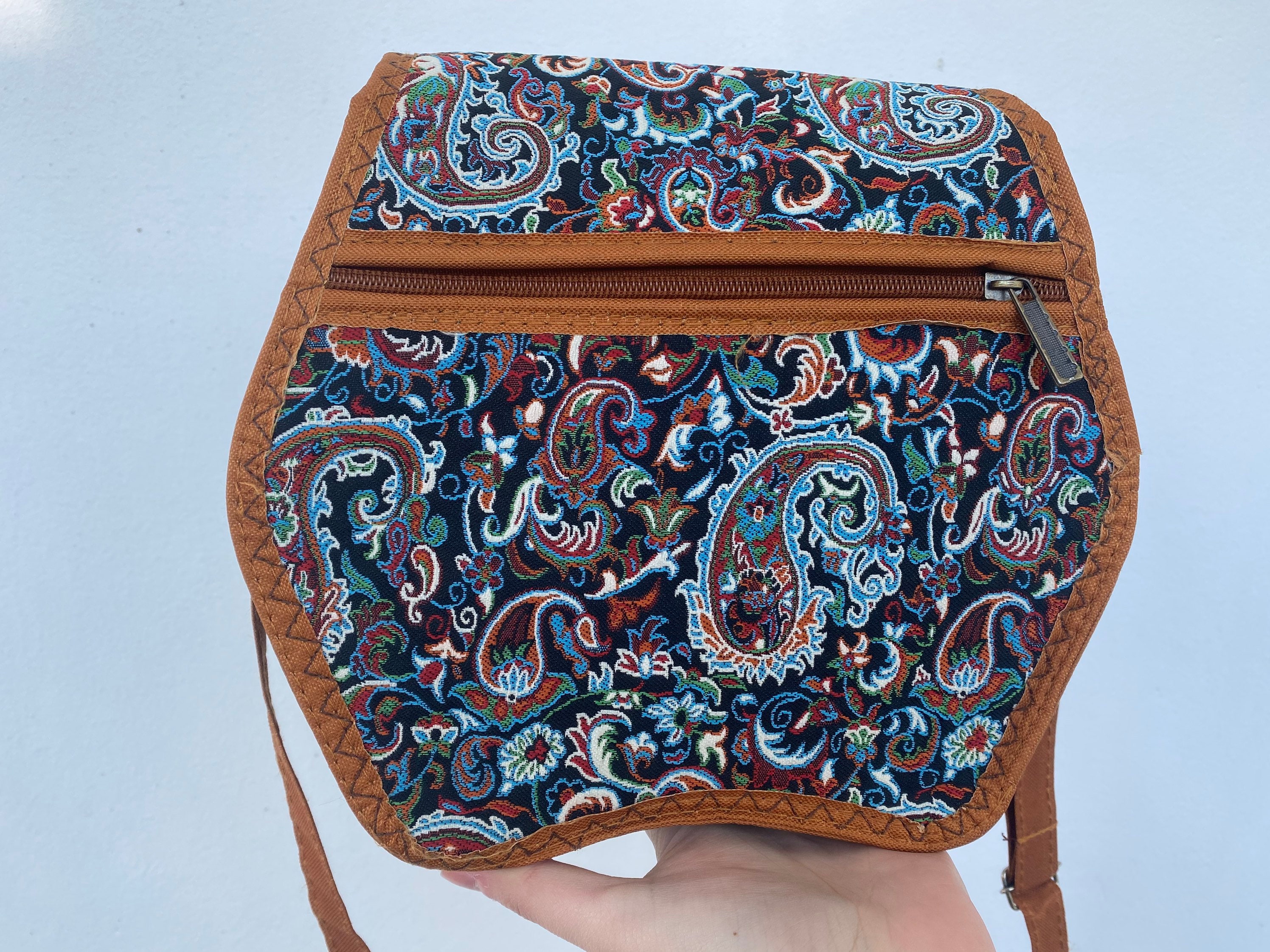 Blue Wool Kilim Bag, Traditional Style Shoulder Bag, Turkish Carpet Bag ...