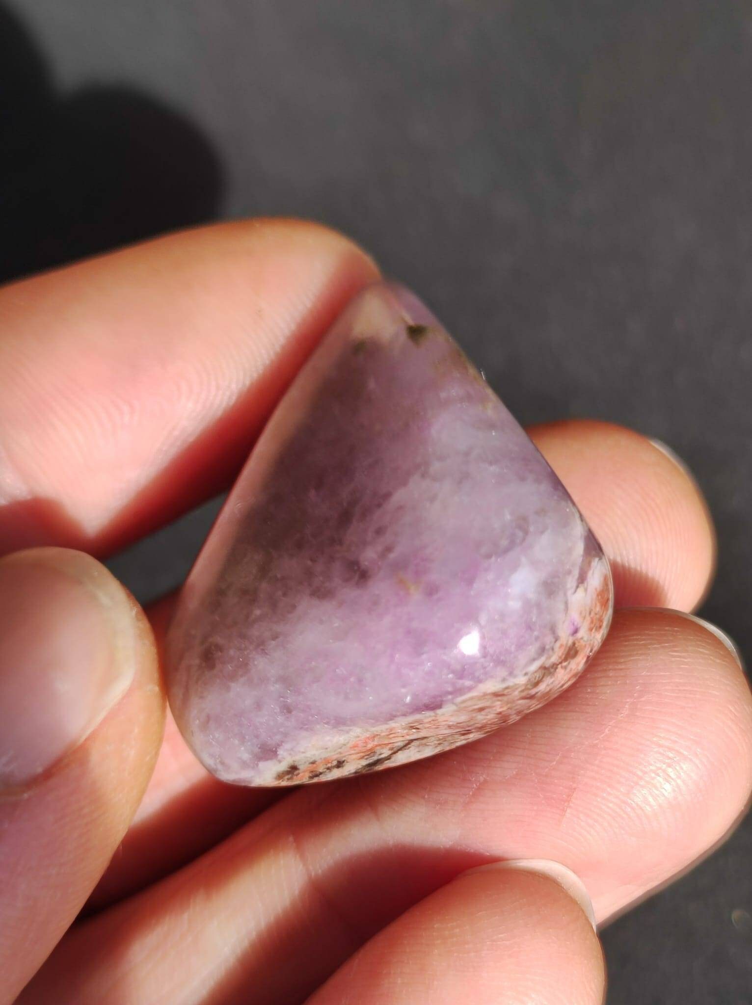 A Sugilite Sugilite Drum Stone Purple Gemstone 100% Real - Etsy