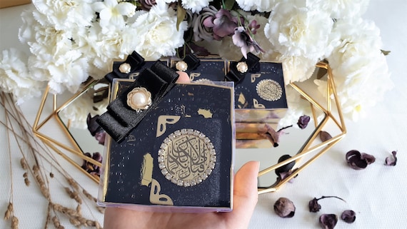 Luxury Custom Mini Quran Arabic Velvet Quran Islamic Wedding | Etsy