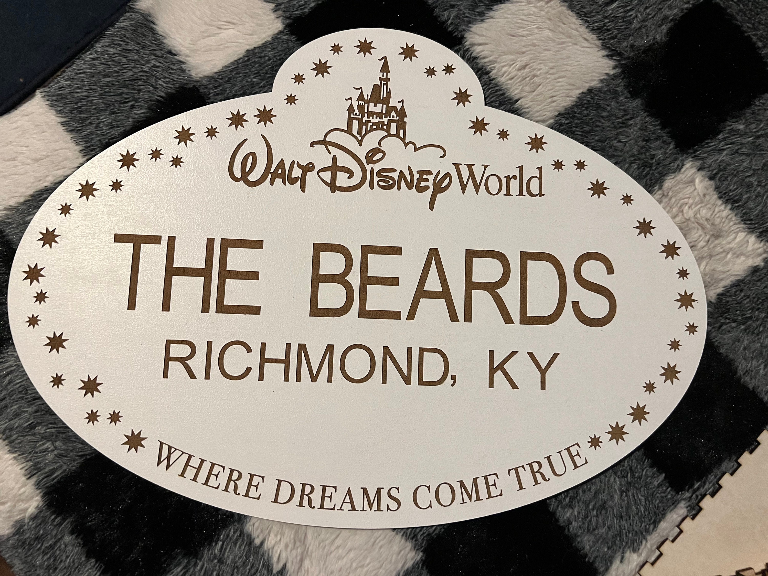Walt Disney Sign - Disney World Cast Member Personalized Badge Sign ...