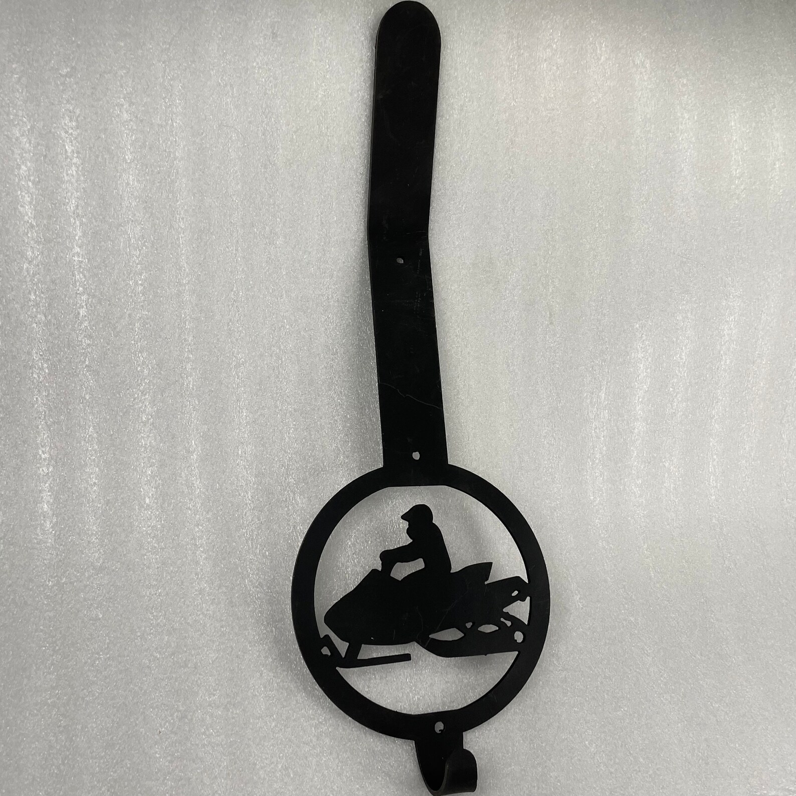 Helmet Rack and Coat Hook With Snowmobile - Etsy