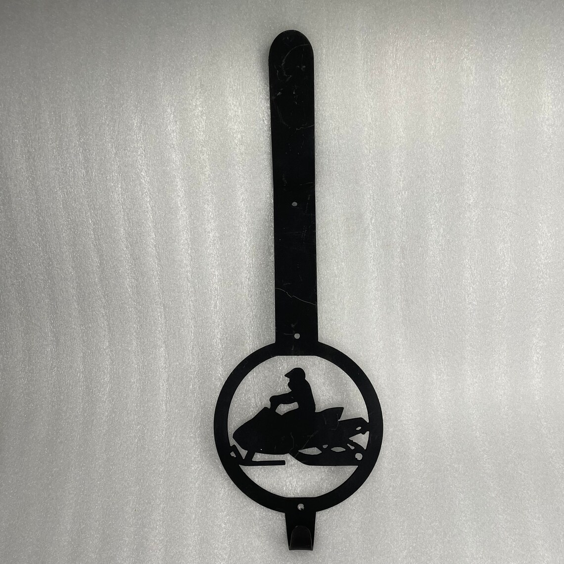 Helmet Rack and Coat Hook With Snowmobile - Etsy