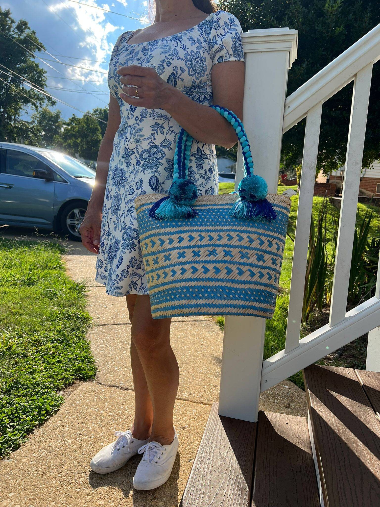 Beautiful Large Cane Arrow Bag - Etsy