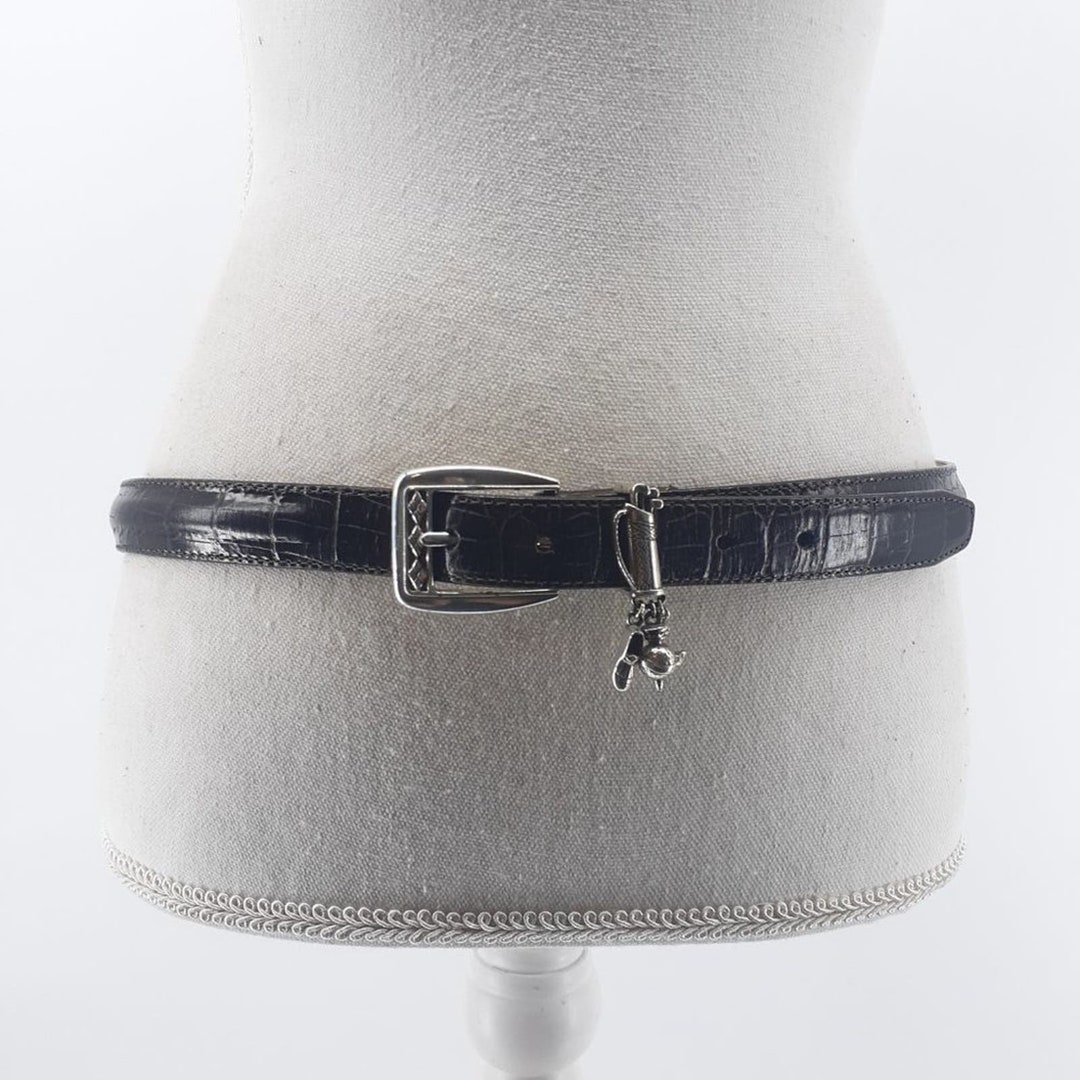 Brighton C3008 Women's Golf Charmed Croc Embossed Belt Size XL / 36 ...