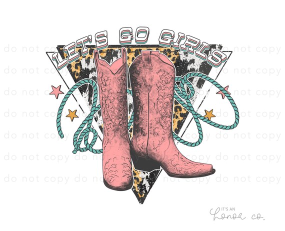 Sublimation Transfer Ready to Press Let's Go Girls - Etsy