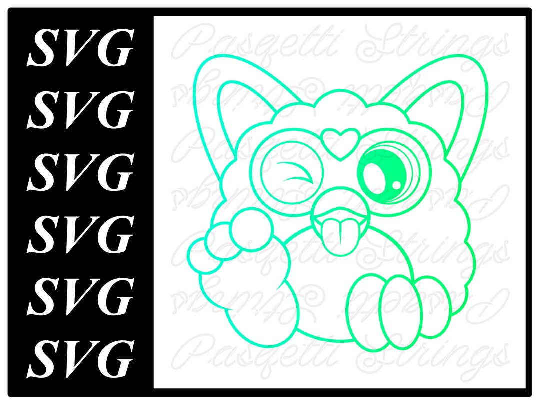 Silly Furby SVG File - Etsy