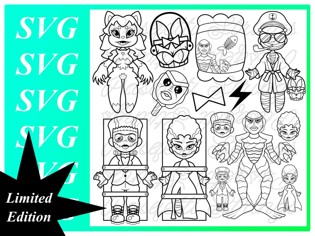 LIMITED EDITION Monster SVG Files - Etsy