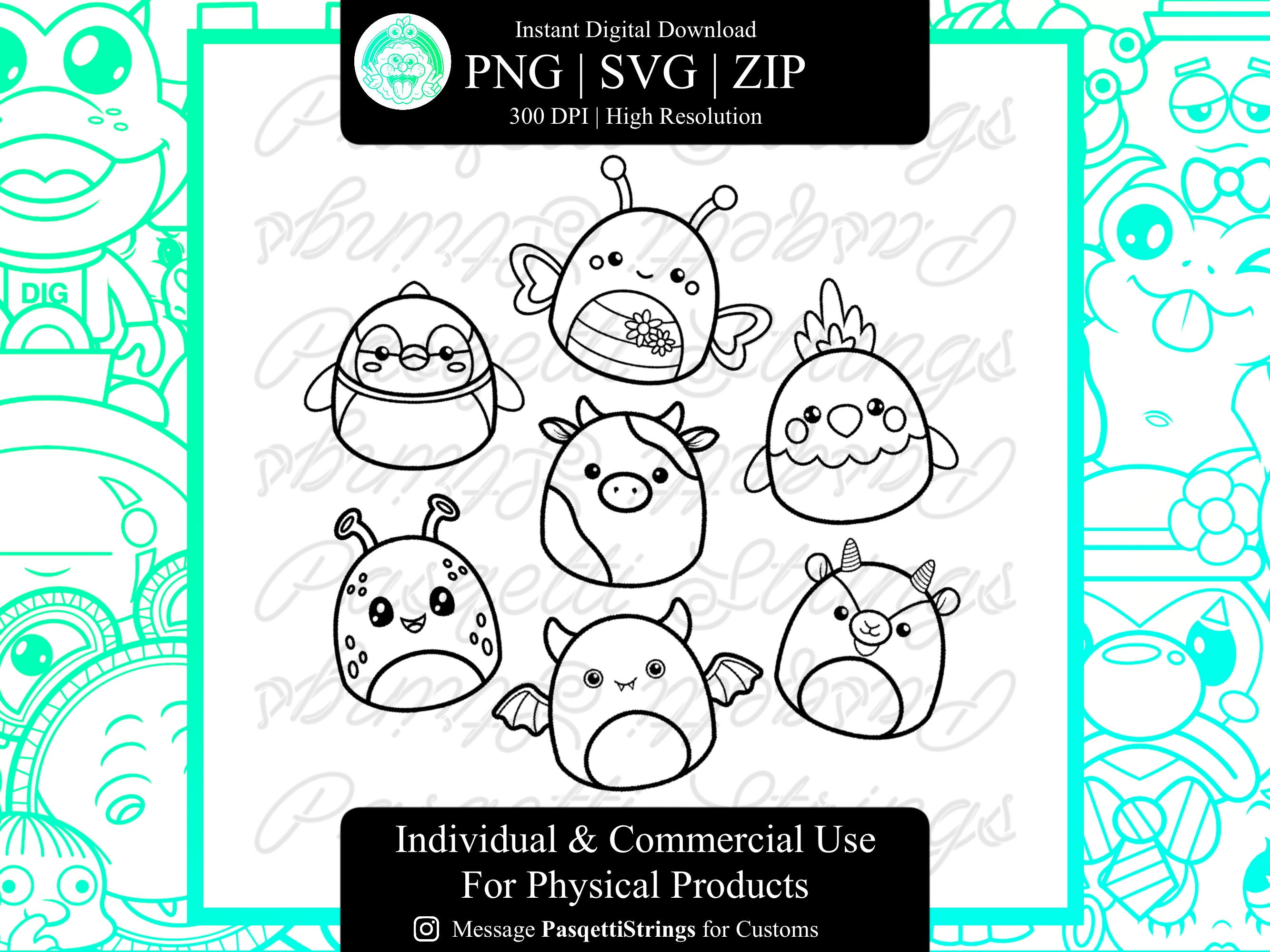 Squishie Bundle SVG Files - Etsy