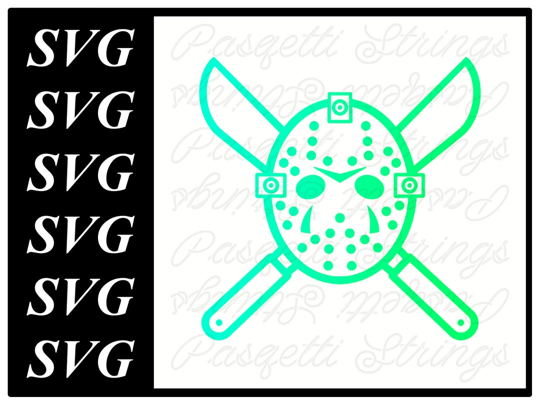 Jason Mask SVG File - Etsy
