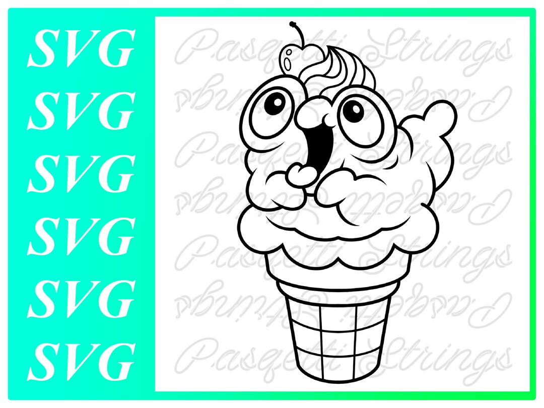 Morph Ice-cream SVG File - Etsy