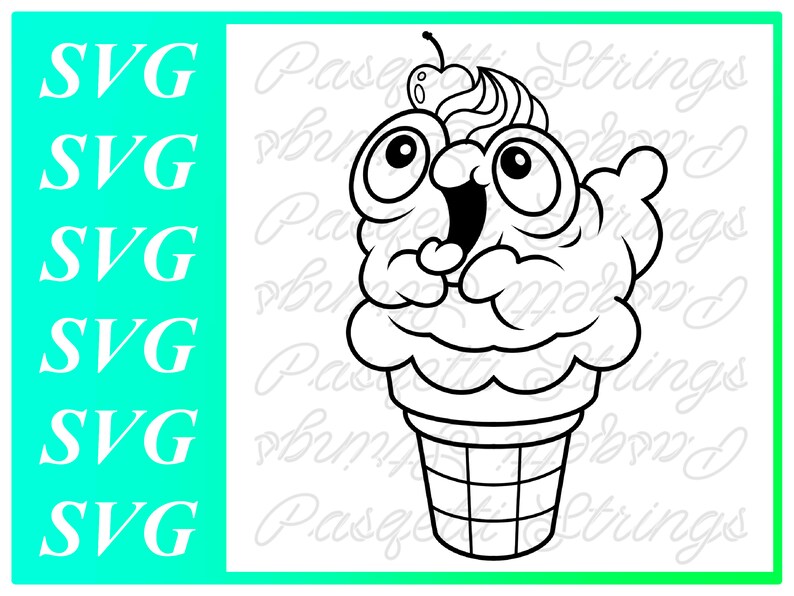 Morph Ice-cream SVG File - Etsy