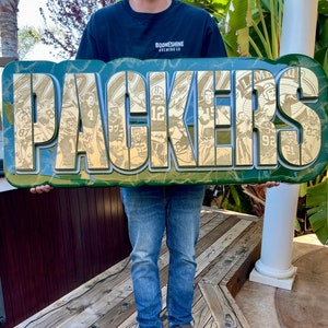 Front Lit Packers Sign - Etsy
