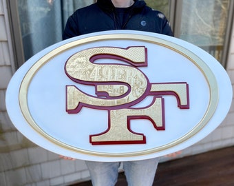 San Francisco 49er Decor SF 49er Ceramic Tile Sign - Etsy