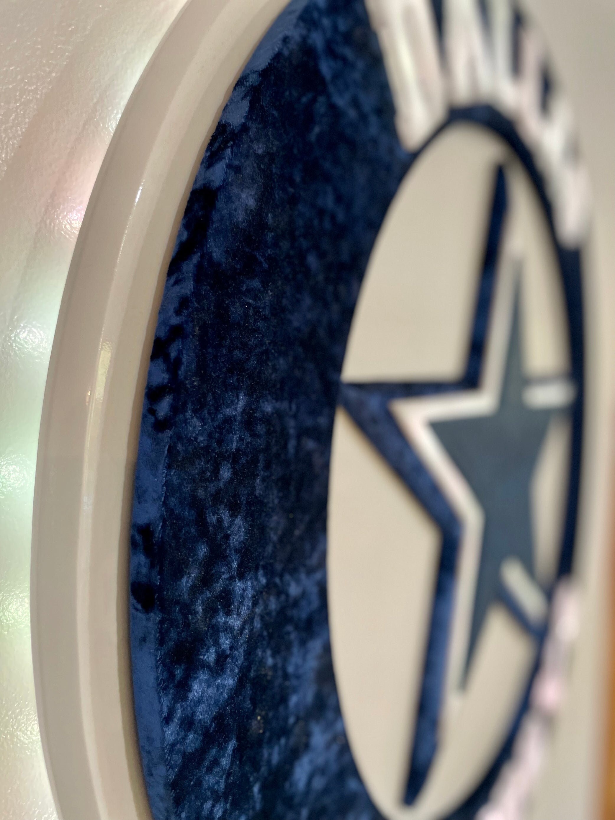 Dallas Cowboys Velvet LED Sign - Etsy