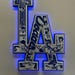 Los Angeles Dodgers LED Sign - Large - Etsy