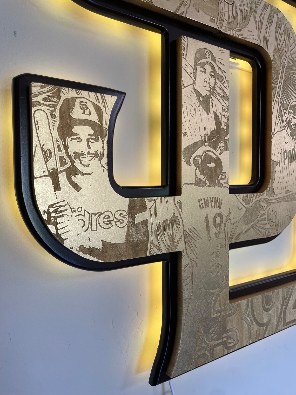 San Diego Padres LED Sign - Large - Etsy
