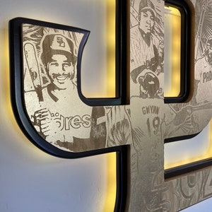 San Diego Padres LED Sign - Large - Etsy
