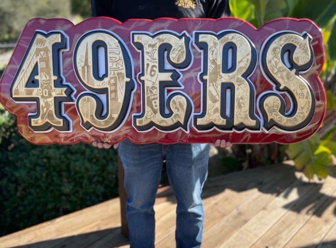 Front Lit San Francisco 49ers LED Sign - Etsy