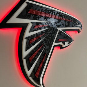 Atlanta Falcons LED Sign - Etsy