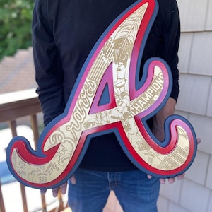 Atlanta Braves LED Sign - Etsy