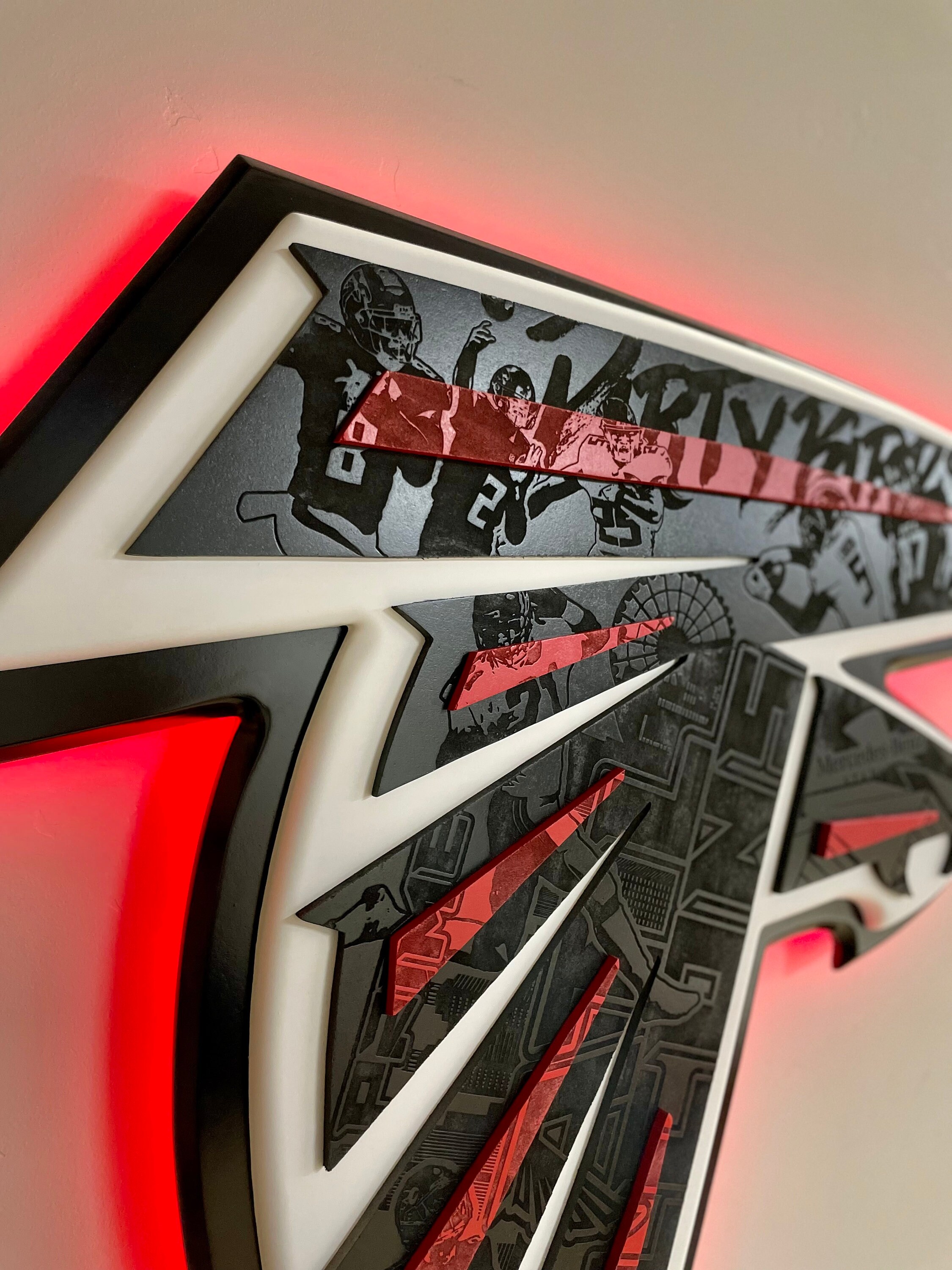 Atlanta Falcons LED Sign - Etsy