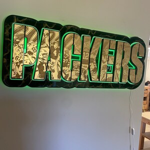Front Lit Packers Sign - Etsy