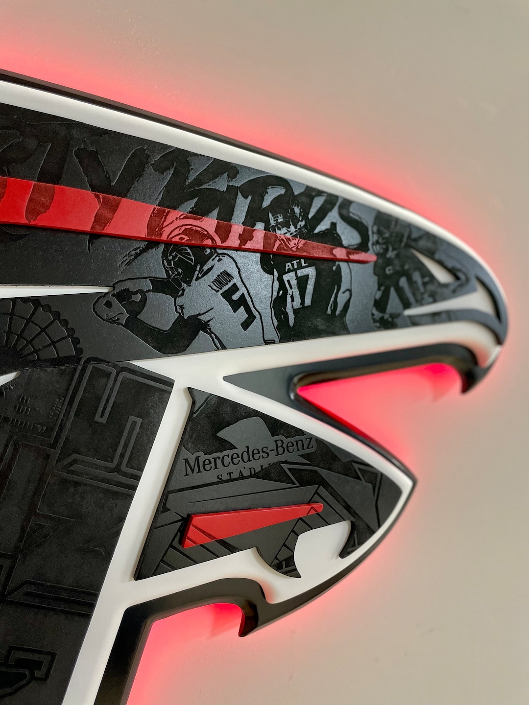 Atlanta Falcons LED Sign - Etsy