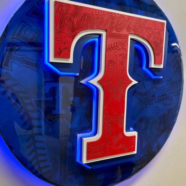 Texas Rangers - Etsy