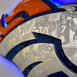 Denver Broncos LED Sign - Etsy