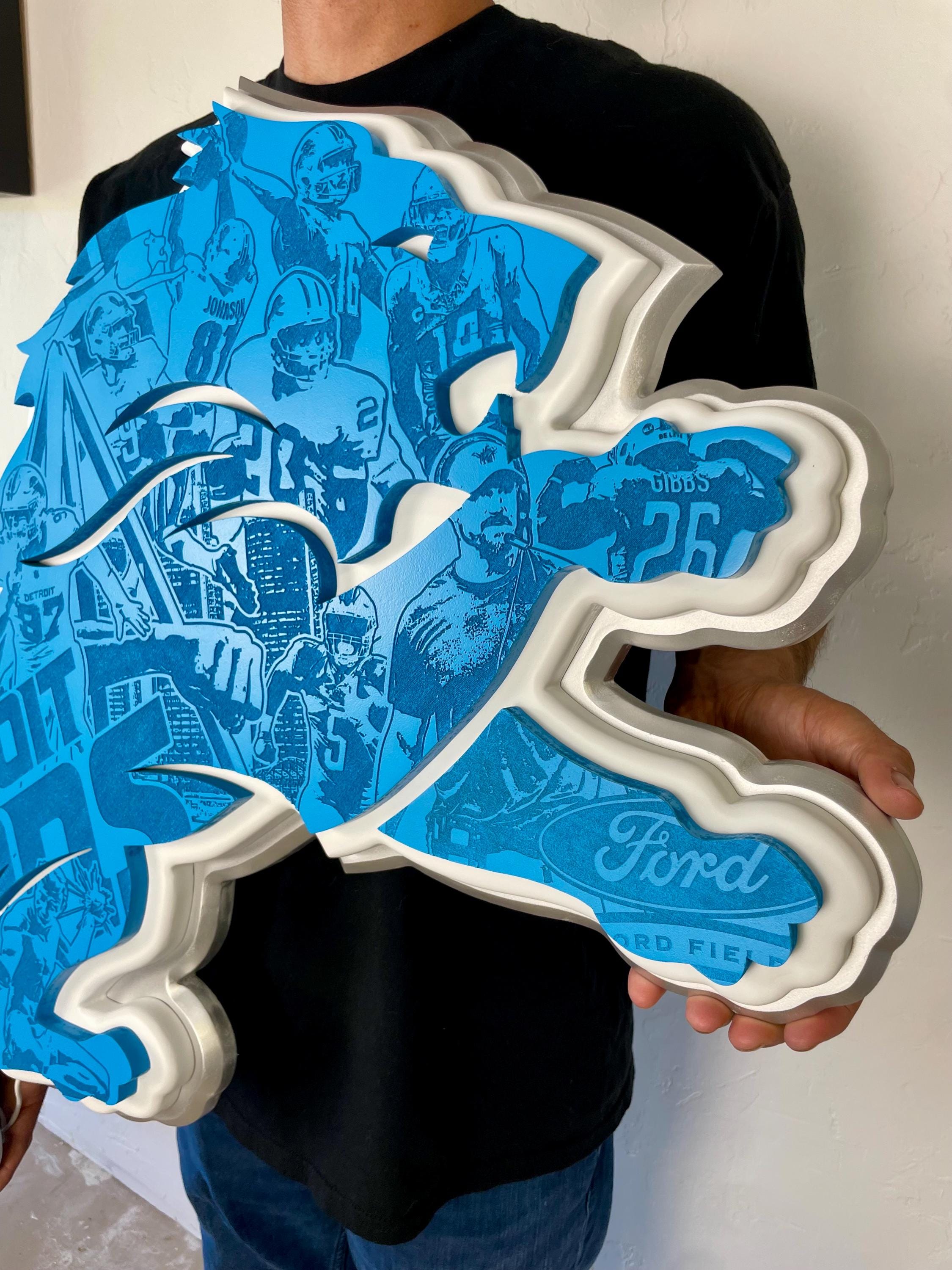 Detroit Lions LED Sign - Etsy