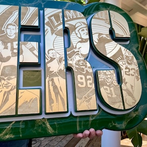 Front Lit Packers Sign - Etsy