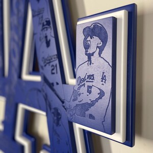 Los Angeles Dodgers LED Sign (all Blue) - Etsy