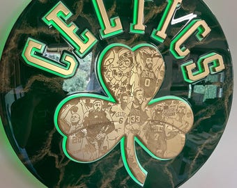 Boston Celtics Led Sign Boston Celtics Basketball Fans Led Light ...