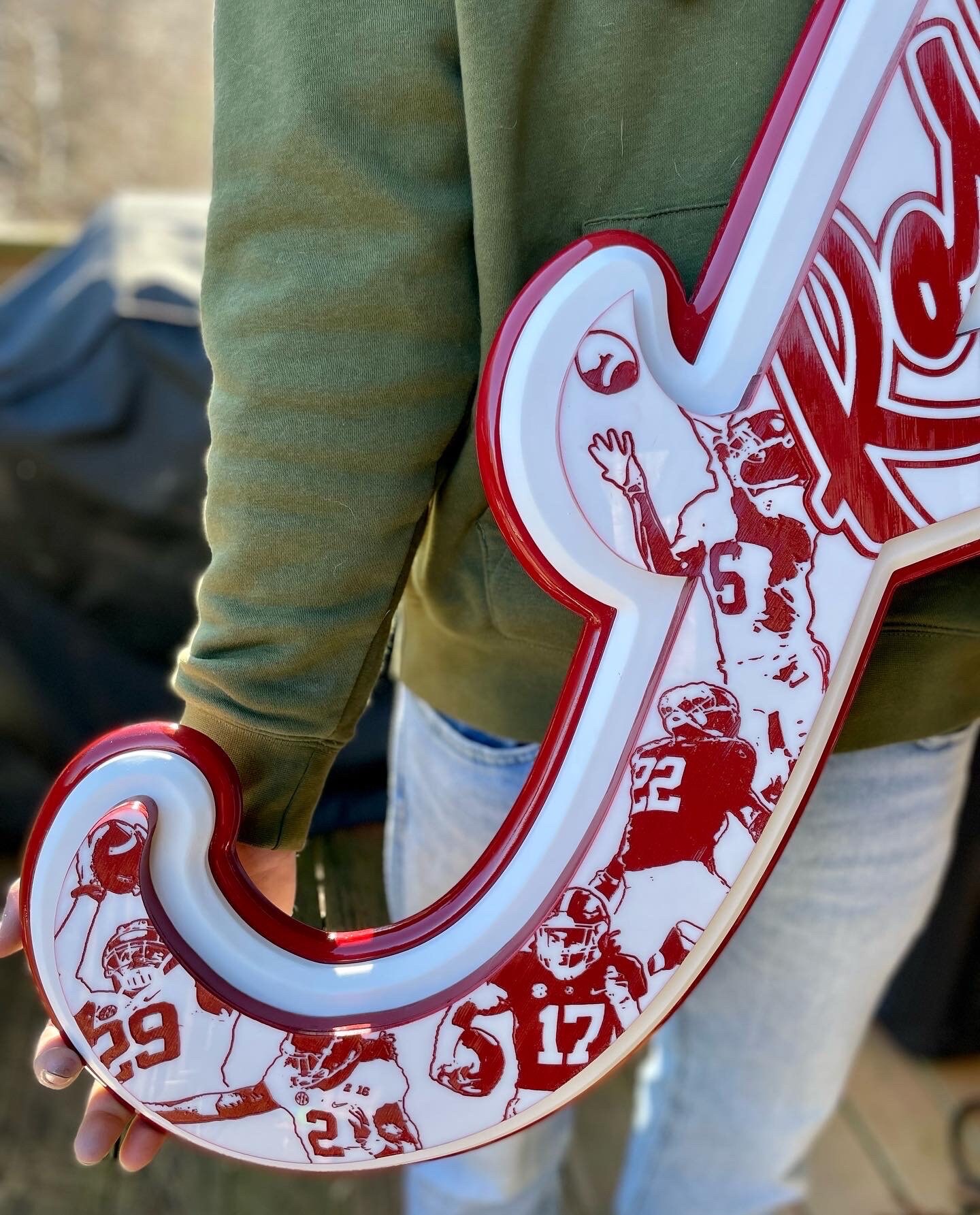 Alabama Crimson Tide LED Sign - Etsy