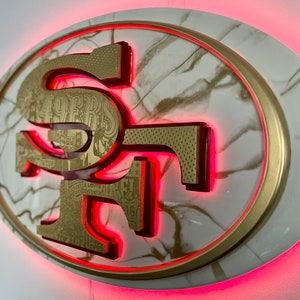 Front Lit San Francisco 49ers Sign - Etsy