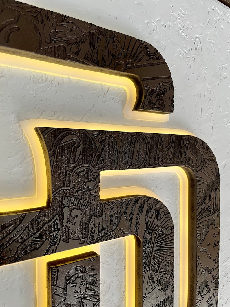 Framed San Diego Padres LED Sign - Etsy