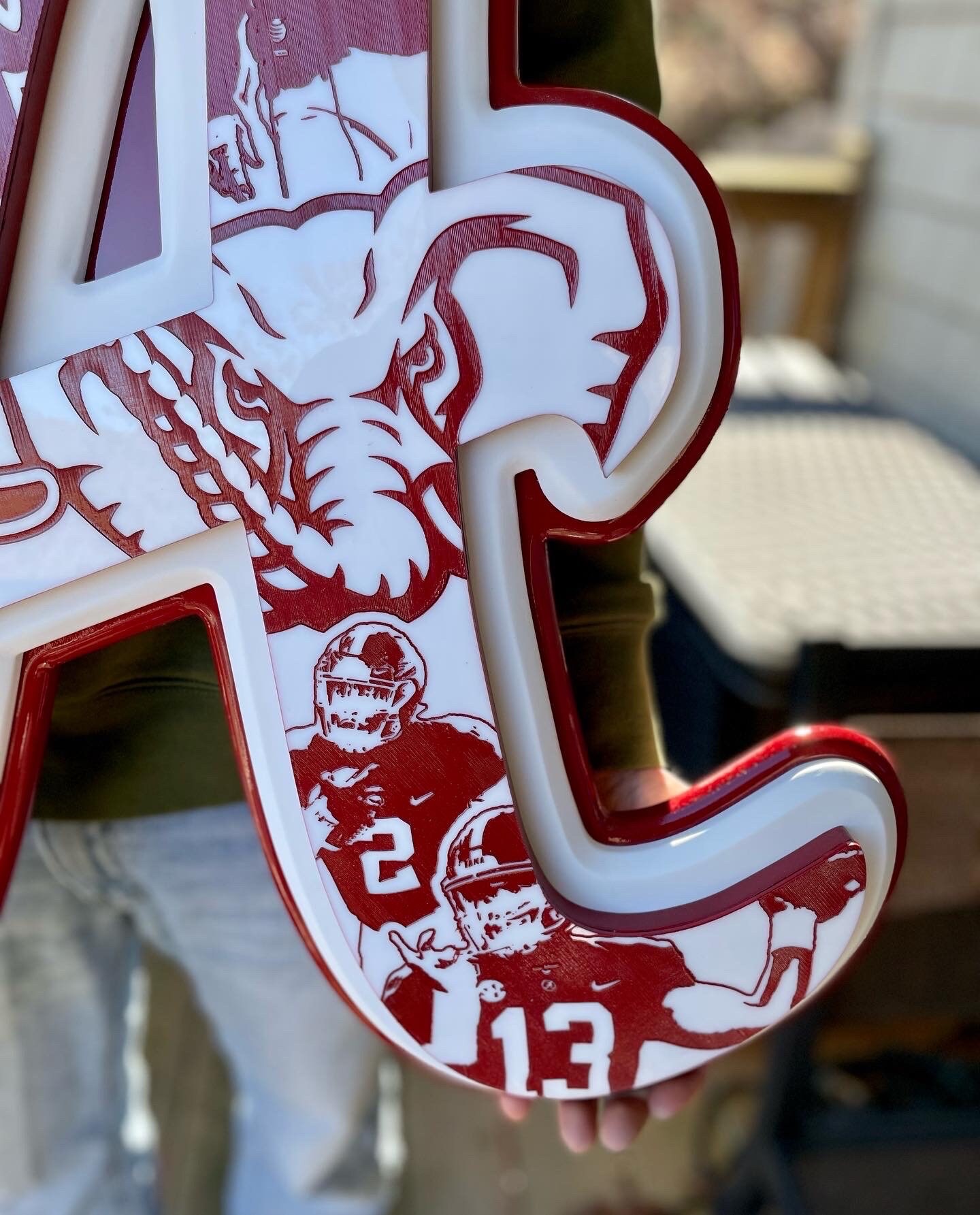 Alabama Crimson Tide LED Sign - Etsy