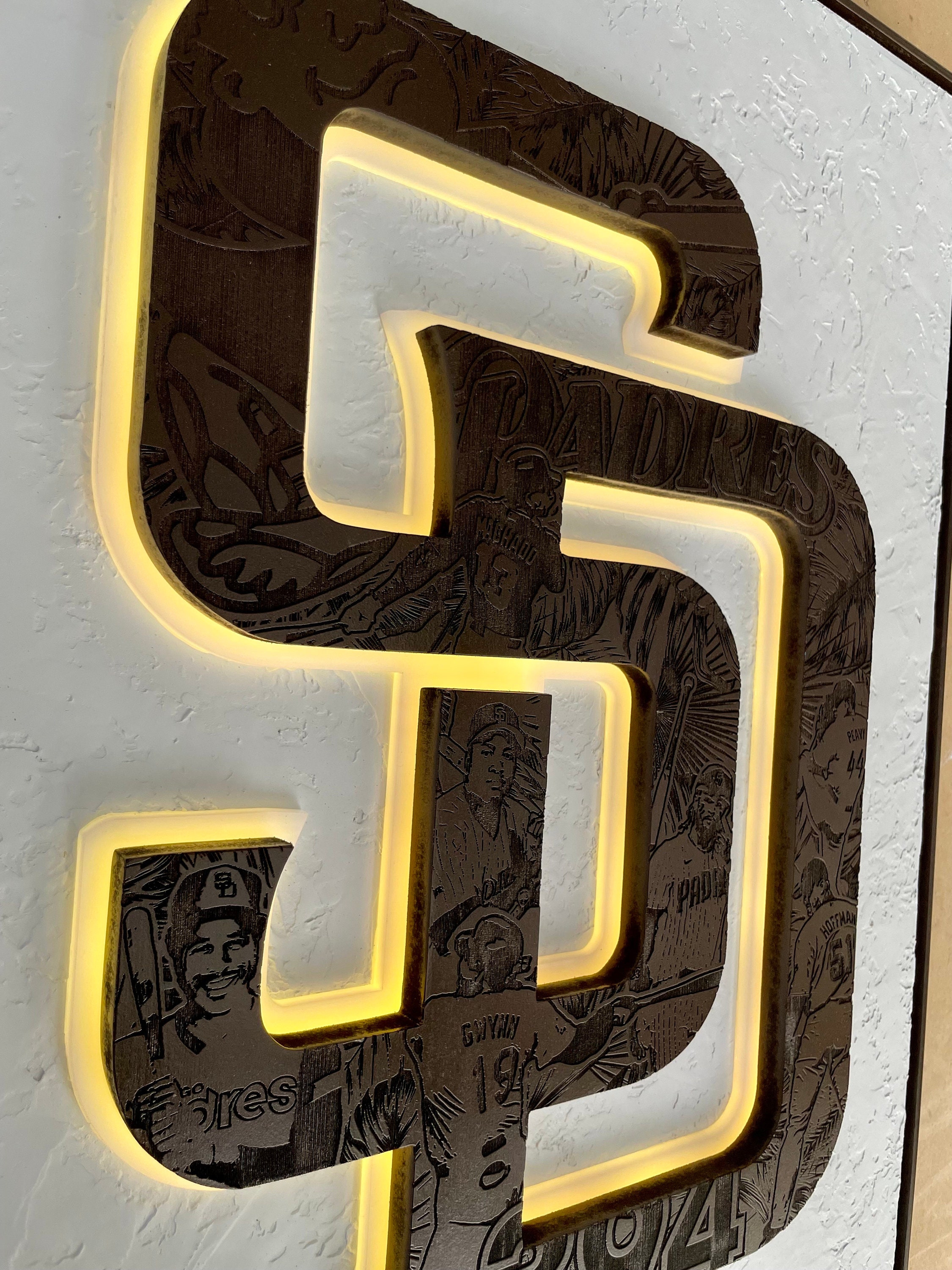 Framed San Diego Padres LED Sign - Etsy