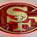 Front Lit San Francisco 49ers Sign - Etsy