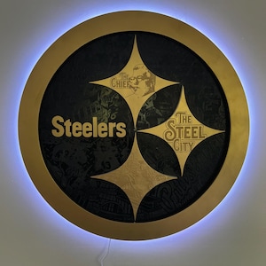 Pittsburgh Steelers LED Sign - Etsy