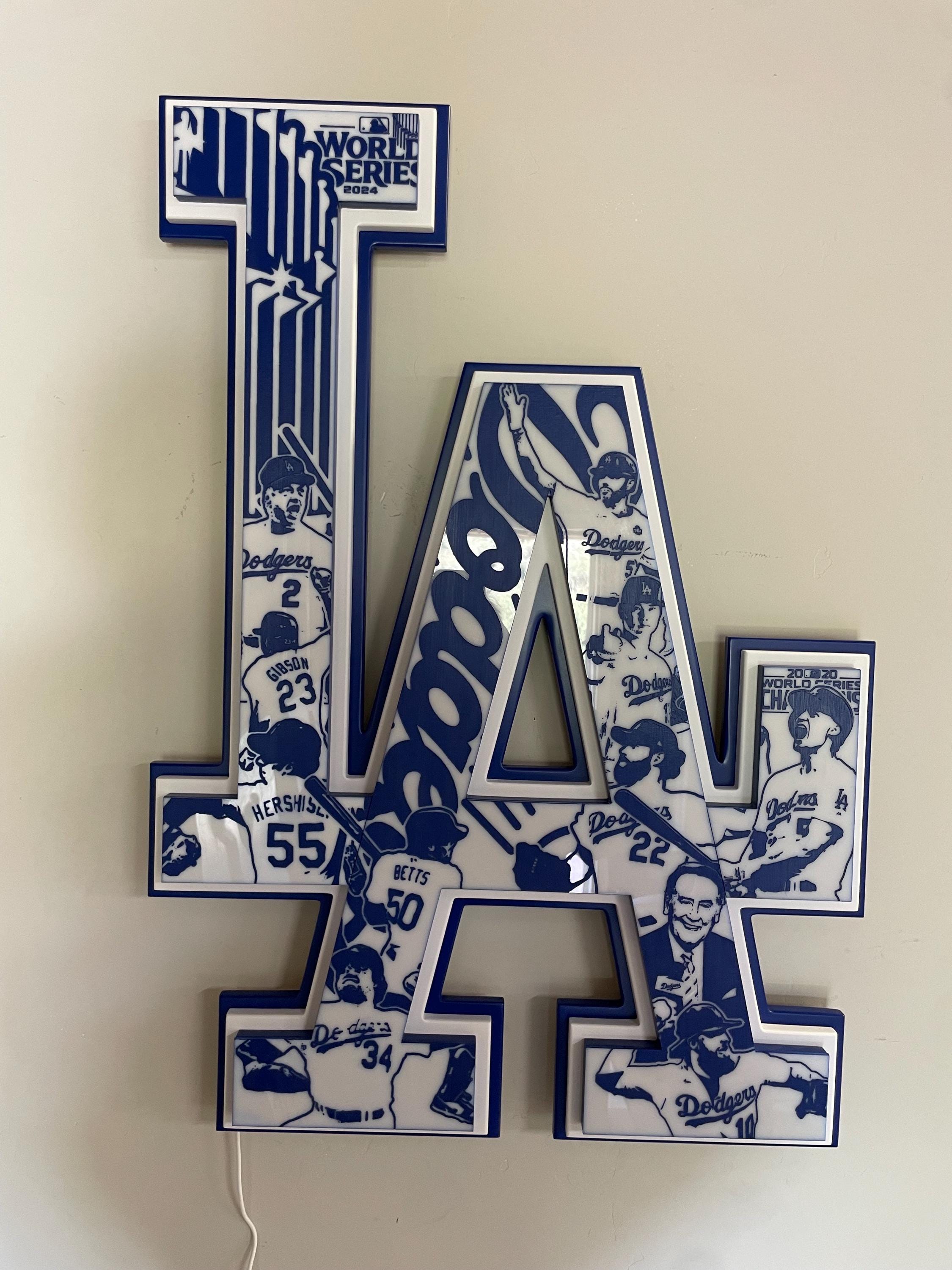 Los Angeles Dodgers LED Sign - Large - Etsy