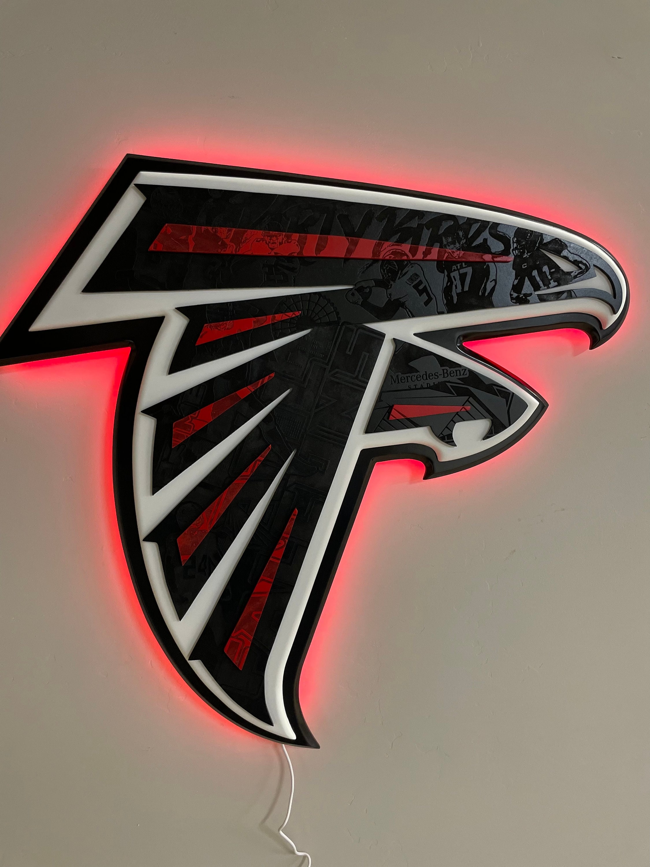 Atlanta Falcons LED Sign - Etsy