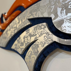 Denver Broncos LED Sign - Etsy