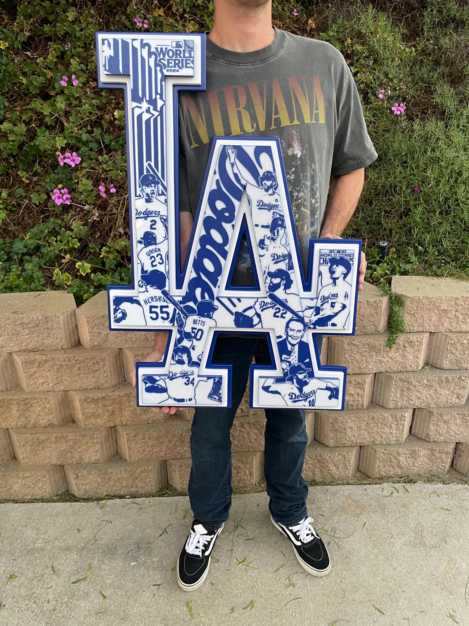 Los Angeles Dodgers LED Sign - Large - Etsy
