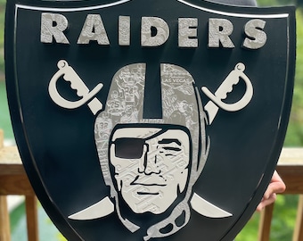 Las Vegas Raiders Wood Sign - Etsy