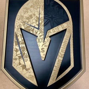 Las Vegas Golden Knights LED Sign - Etsy