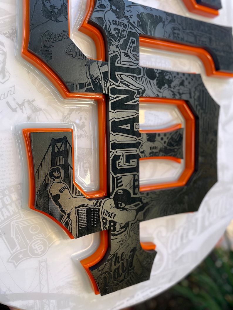San Francisco Giants LED Sign - Etsy