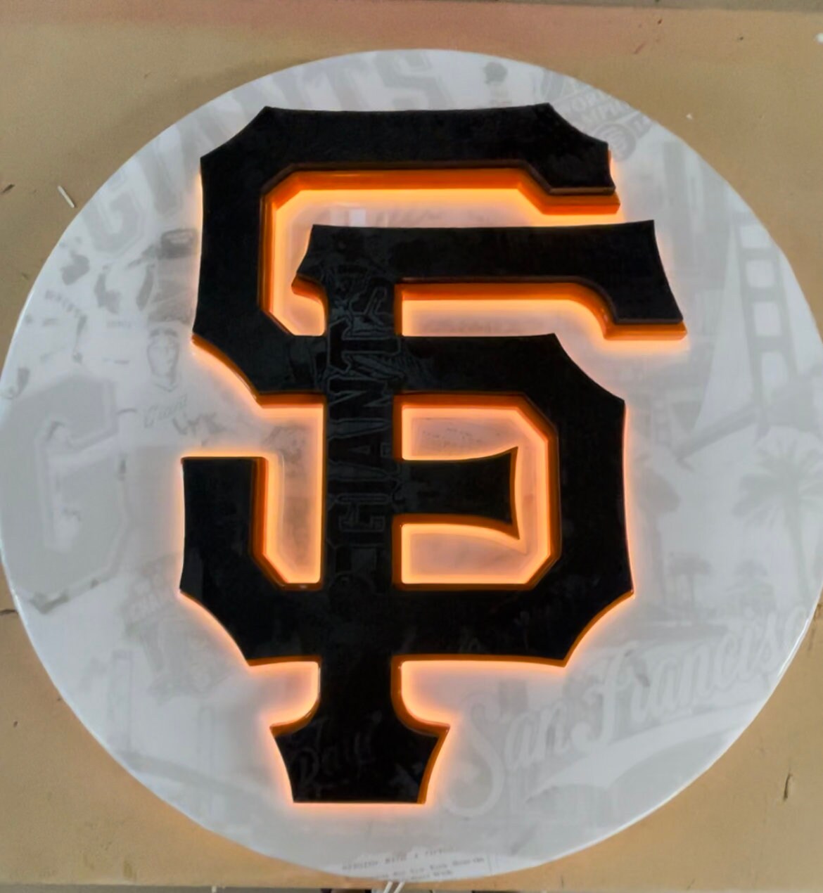 San Francisco Giants LED Sign - Etsy